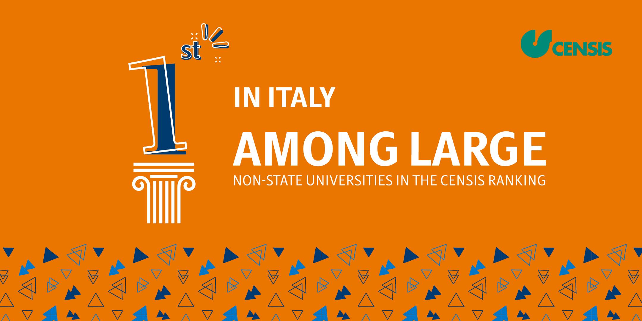 Luiss at the top of the 2024-2025 CENSIS ranking of large non-state universities | Luiss